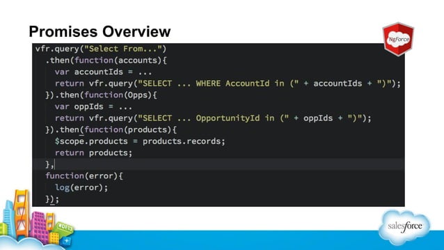 NgForce: A JS Library For Quickly Building Salesforce Apps Using AngularJS | PPT