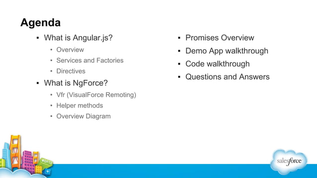 NgForce: A JS Library For Quickly Building Salesforce Apps Using AngularJS | PPT