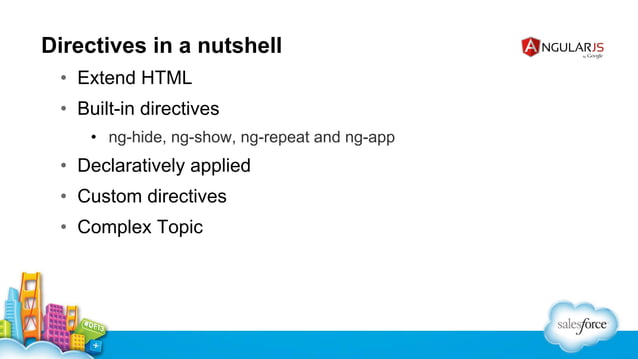 NgForce: A JS Library For Quickly Building Salesforce Apps Using AngularJS | PPT