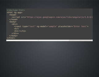 Introduction to angular js | PPT