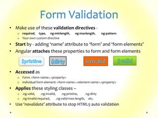 Introduction to AngularJs | PPTX | Web Development | Internet