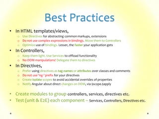 Introduction to AngularJs | PPTX | Web Development | Internet