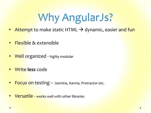 Introduction to AngularJs | PPT