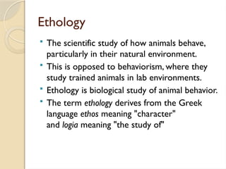 INTRODUCTION TO ANIMAL BEHAVIOR - A brief introduction.pptx