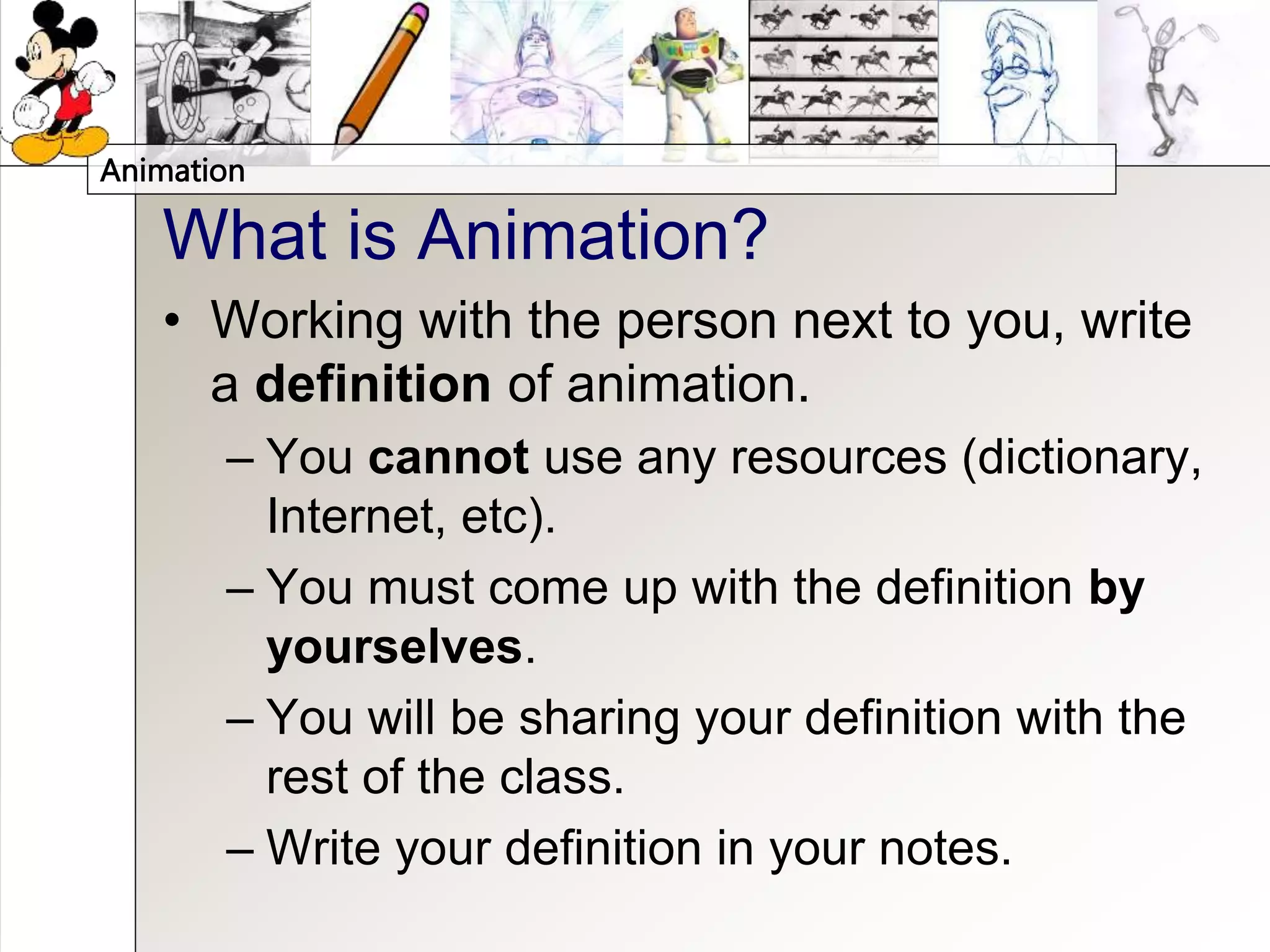Introduction To Animationppt Computer Animation Computer Software 2953