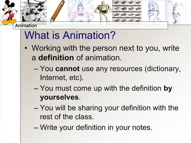 Introduction to Animation.ppt | Computer Animation | Computer Software and Applications