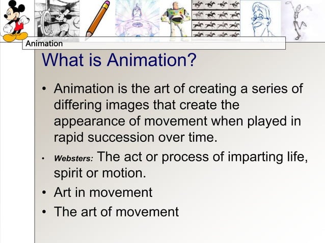 Introduction to Animation.ppt | Computer Animation | Computer Software and Applications