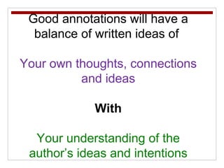 Introduction to annotation | PPT
