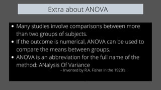 Introduction to ANOVA | PDF