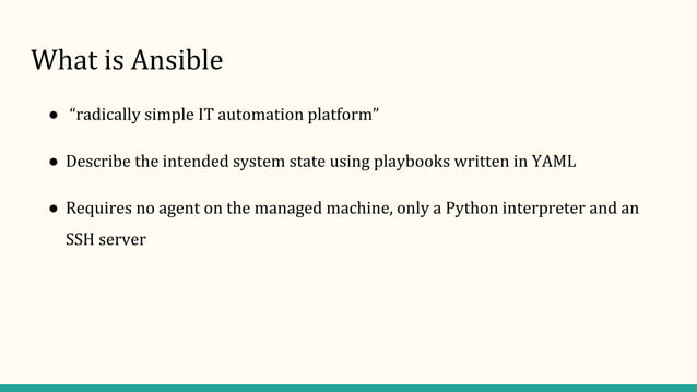 Introduction To Ansible Ppt