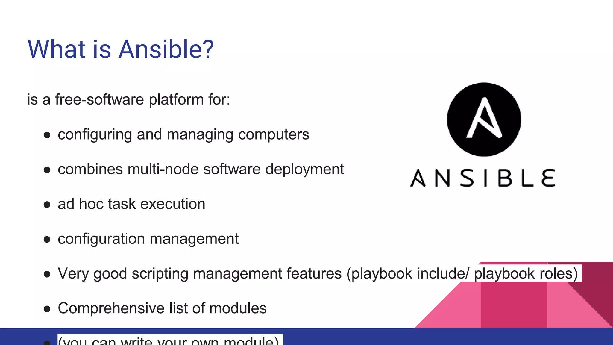 Introduction to ansible | PPTX