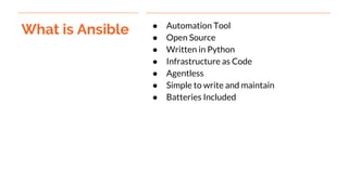 Introduction to ansible | PDF