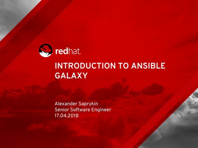 Introduction to ansible galaxy | PPT
