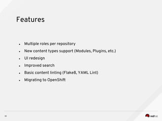 Introduction to ansible galaxy | PPT