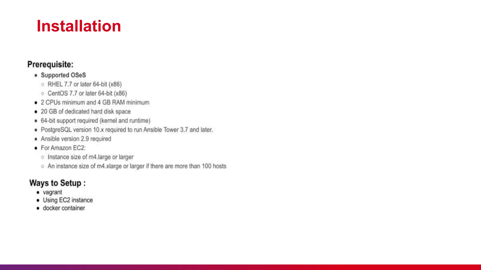 Introduction to Ansible Tower Presentation | PPTX