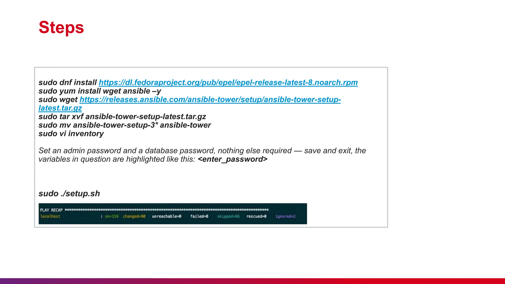 Introduction to Ansible Tower Presentation | PPTX