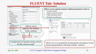 Introduction to ANSYS Fluent for Fluid Flow | PPT