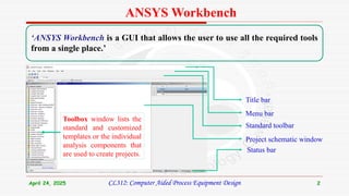 Introduction to ANSYS Fluent for Fluid Flow | PPT