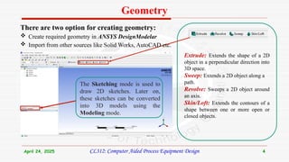Introduction to ANSYS Fluent for Fluid Flow | PPTX