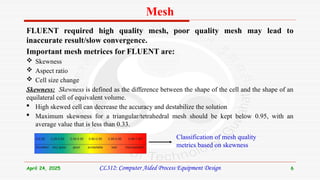 Introduction to ANSYS Fluent for Fluid Flow | PPT