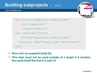 Introduction To Ant | PPT