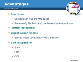 Introduction To Ant | PPT