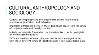 Introduction to anthropology | PPTX