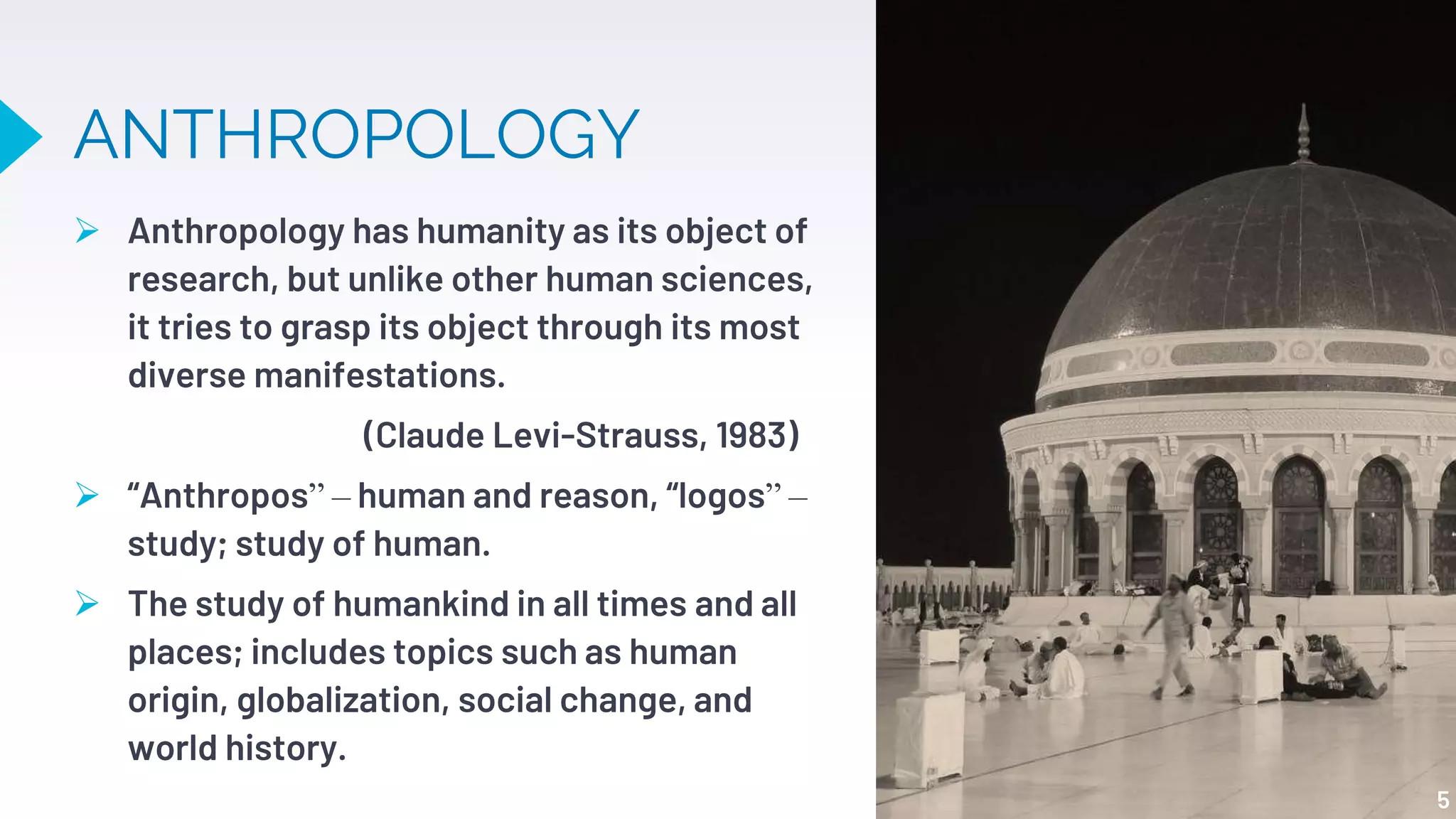 Introduction to anthropology sociology and political science | PPTX
