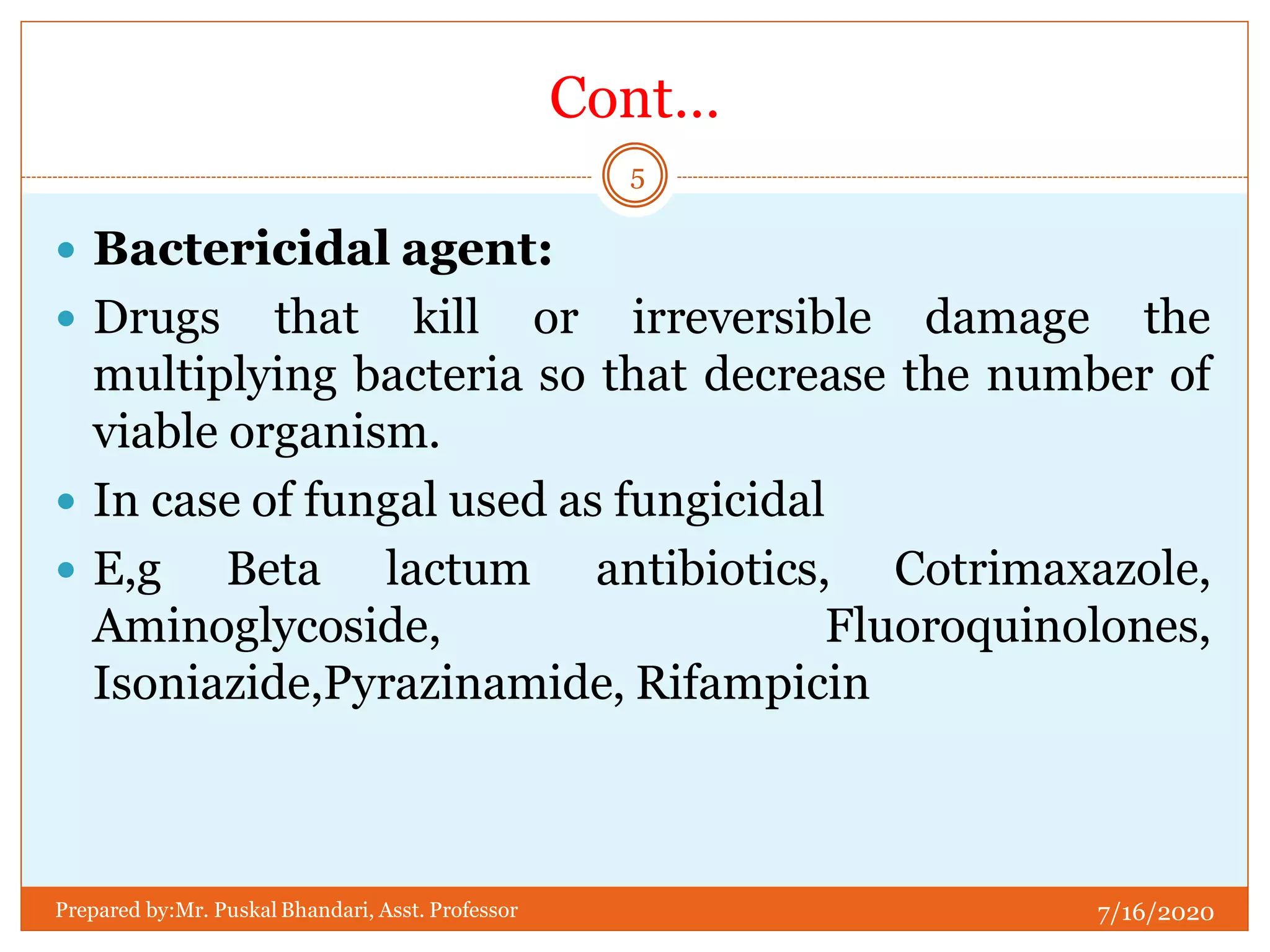 Introduction to antibiotics | PDF