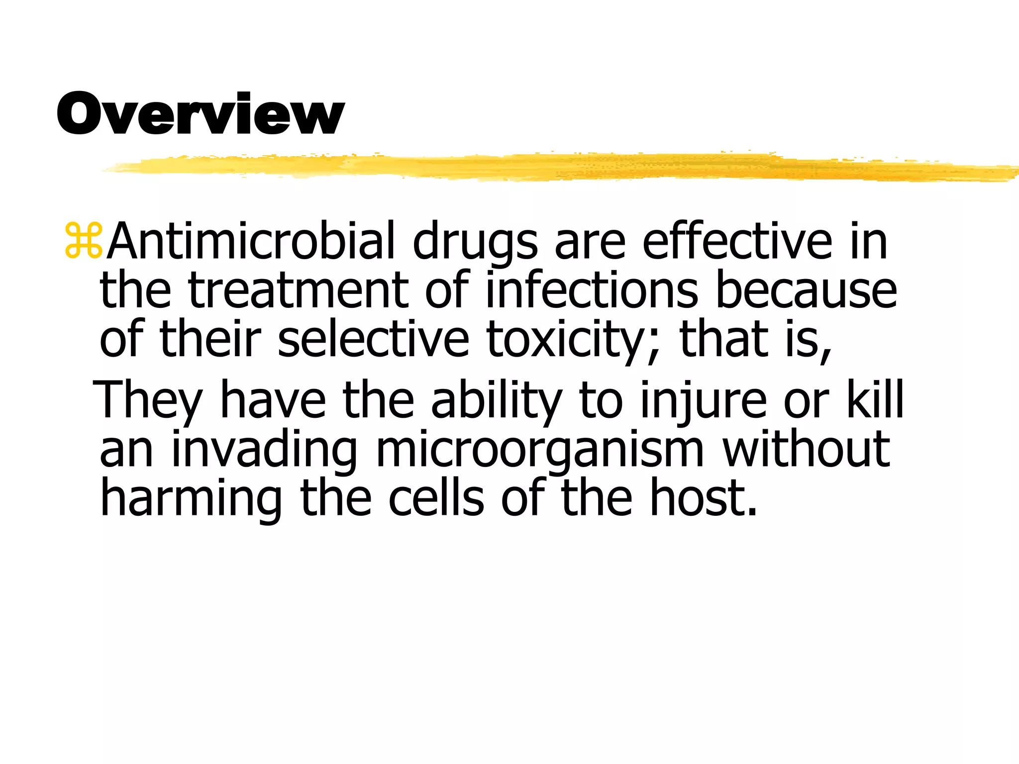 Introduction to antimicrobials | PDF