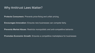 Introduction to Antitrust Laws.ppttttttx | PPT