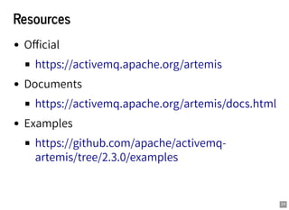 Introduction to Apache ActiveMQ Artemis | PDF