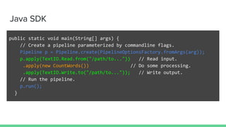 Introduction to Apache Beam | PPT