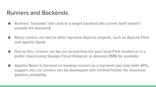 Introduction to Apache Beam | PPT