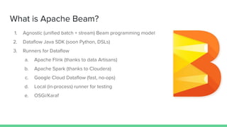 Introduction to Apache Beam | PPT