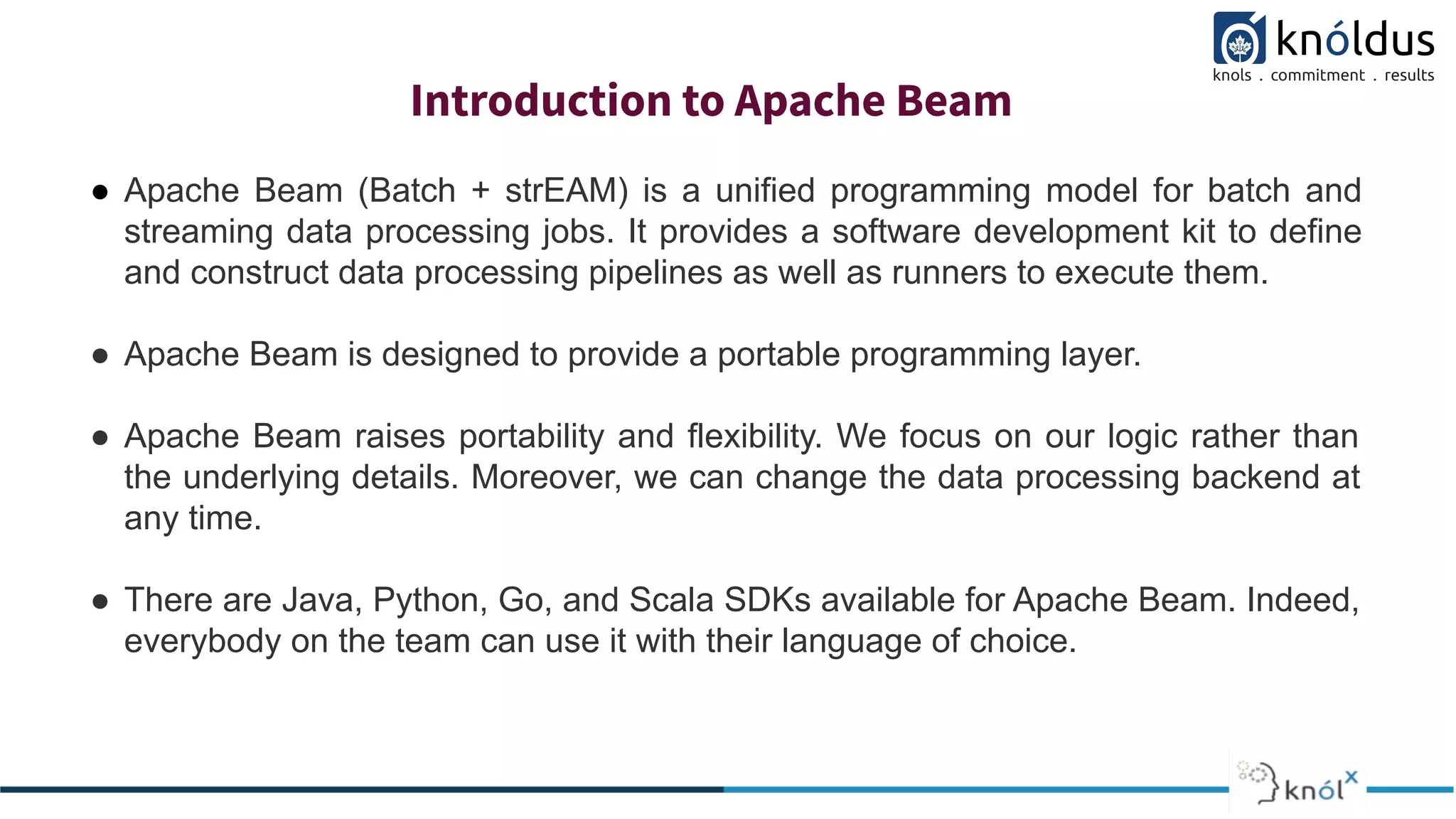 Introduction To Apache Beam Ppt 