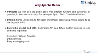 Introduction to Apache Beam | PDF