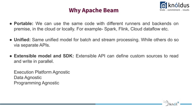 Introduction to Apache Beam | PDF