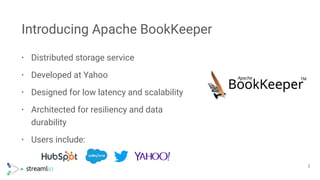 Introduction to Apache BookKeeper Distributed Storage | PPT