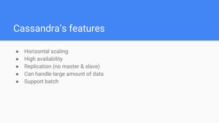 Introduction to Apache Cassandra | PPT