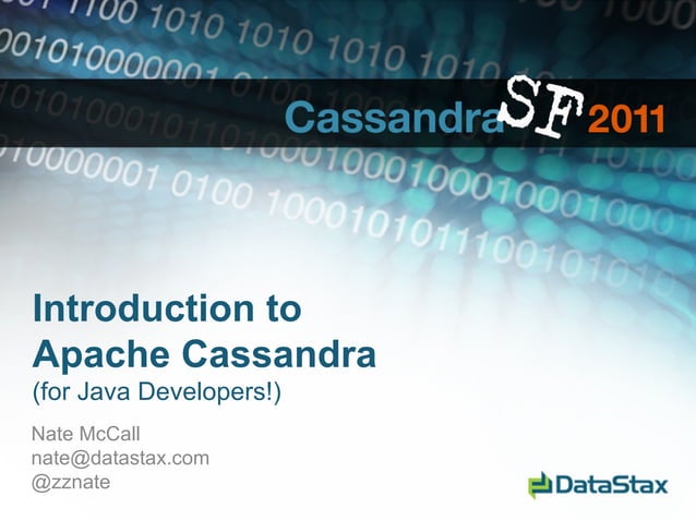 Introduction to apache_cassandra_for_developers-lhg | PPT