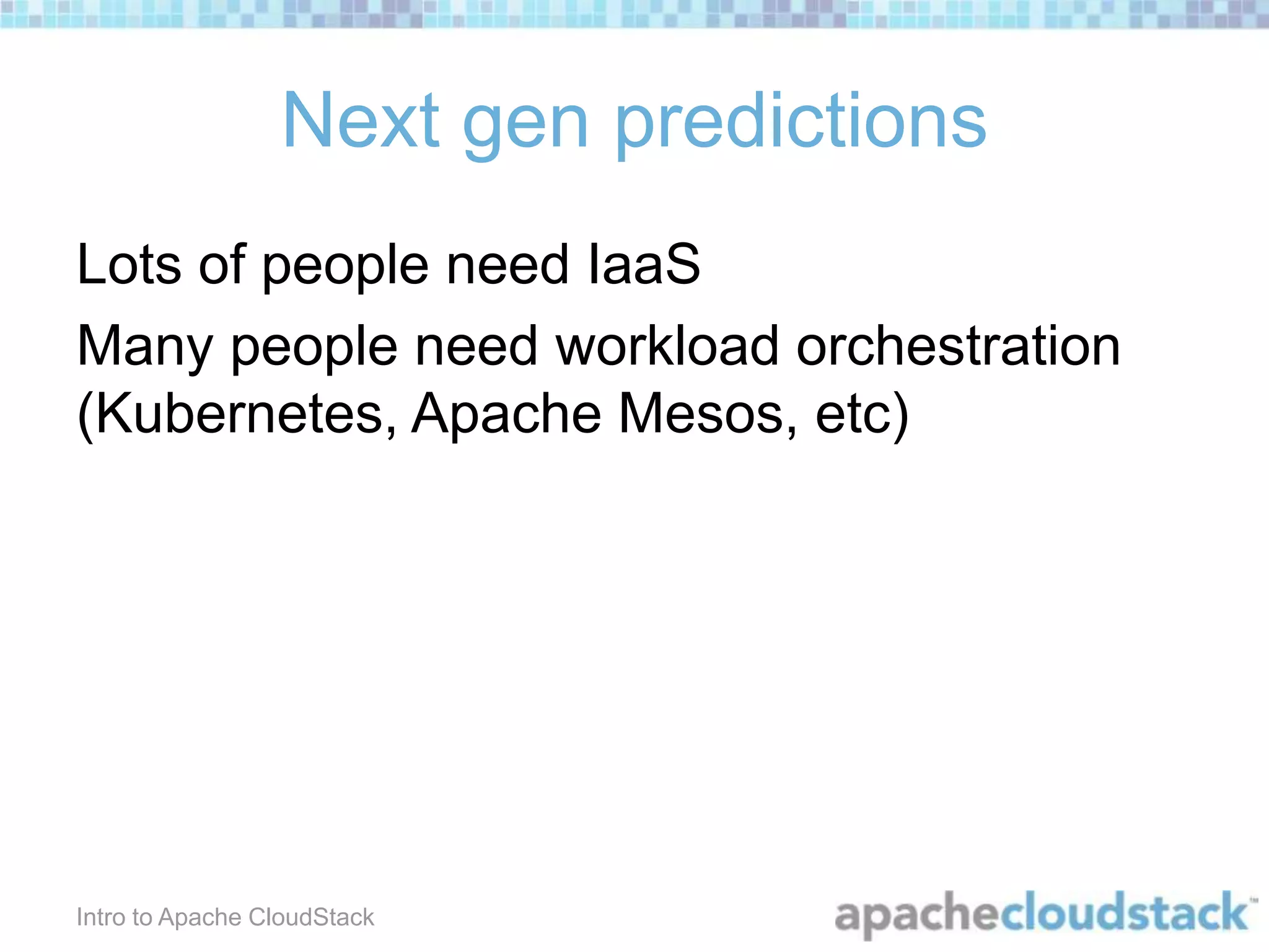 Introduction to Apache CloudStack by David Nalley | PPT