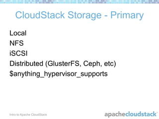 Introduction to Apache CloudStack by David Nalley | PPT