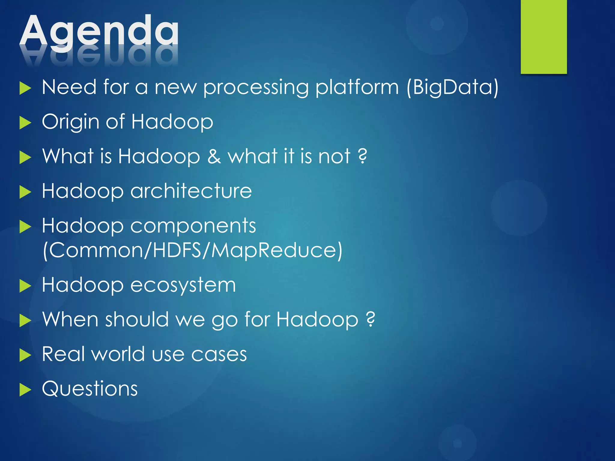 Introduction to apache hadoop | PPT Introduction to apache hadoop | PPT