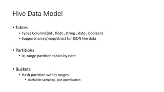 Introduction to Apache Hive(Big Data, Final Seminar) | PPTX