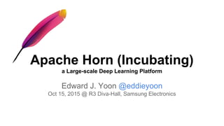 Introduction to apache horn (incubating) | PPT
