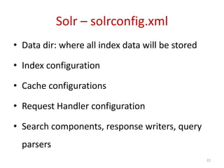 Introduction to Apache Lucene/Solr | PPT