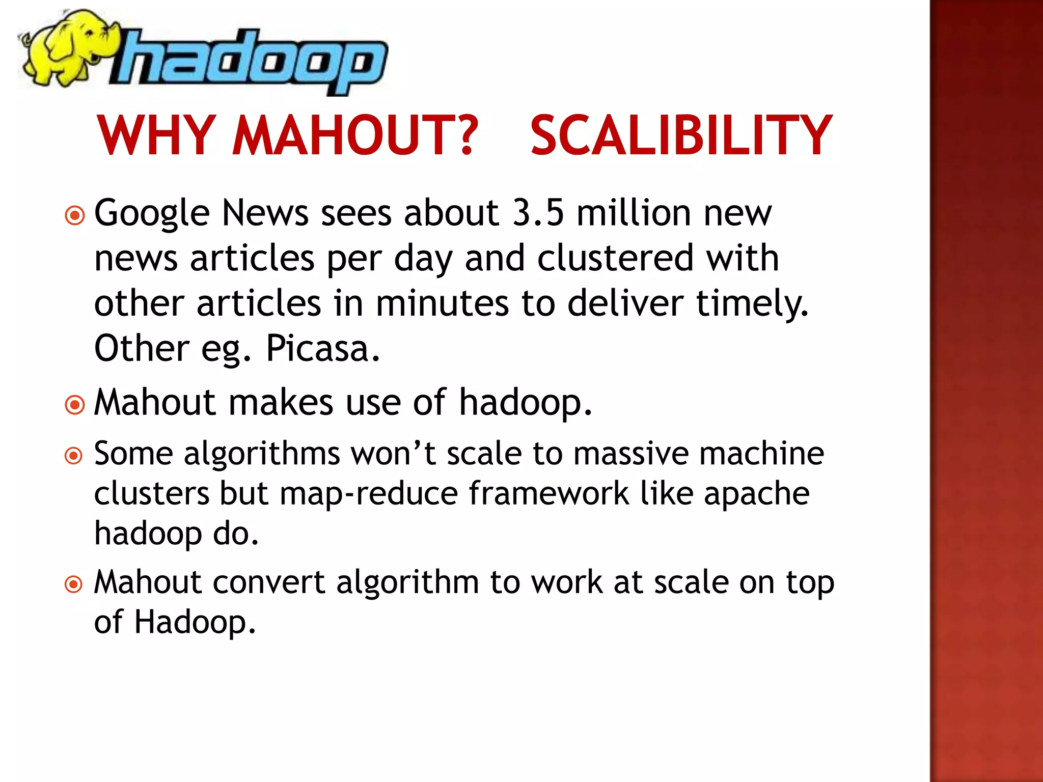 Introduction to Apache Mahout | PPTX