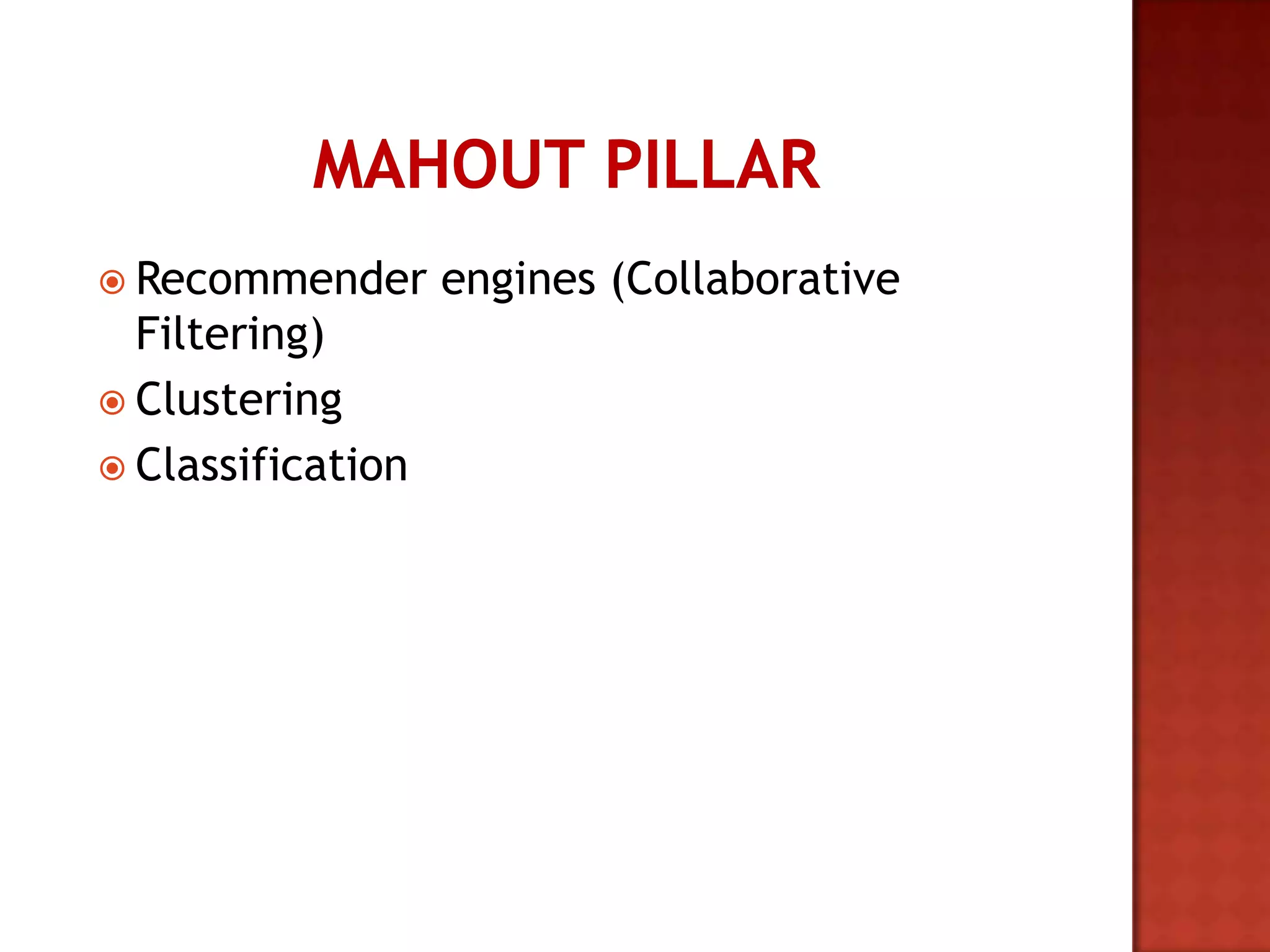Introduction to Apache Mahout | PPTX
