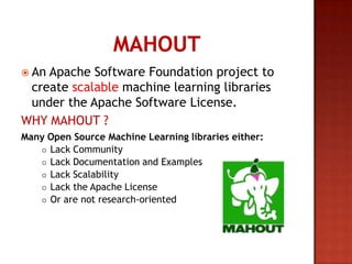 Introduction to Apache Mahout | PPTX